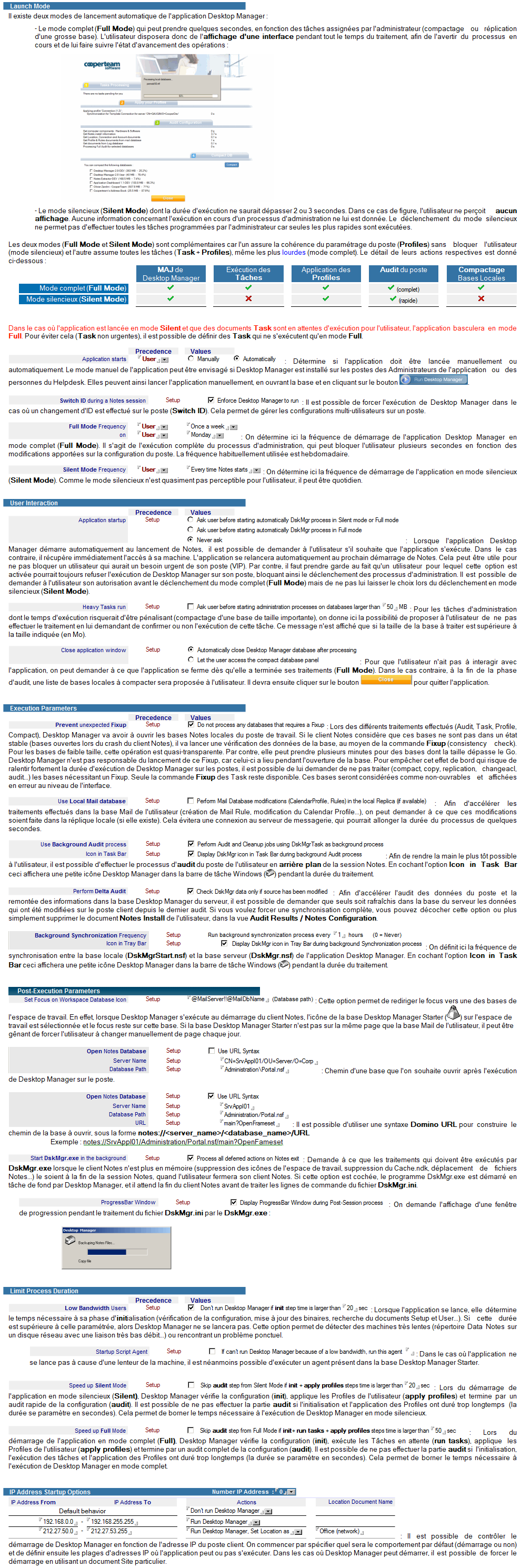 Documents Setup – Centre d'Assistance Cooperteam