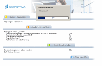 Ouverture de l'application – Centre d'Assistance Cooperteam