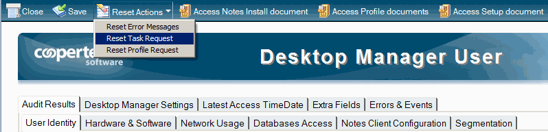 Database Administration – Cooperteam Support Portal