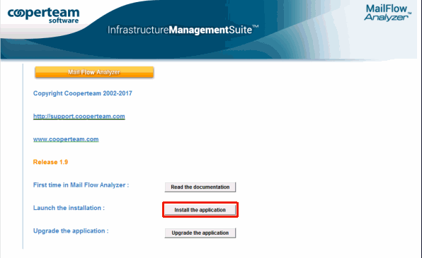 Installing the application – Cooperteam Support Portal