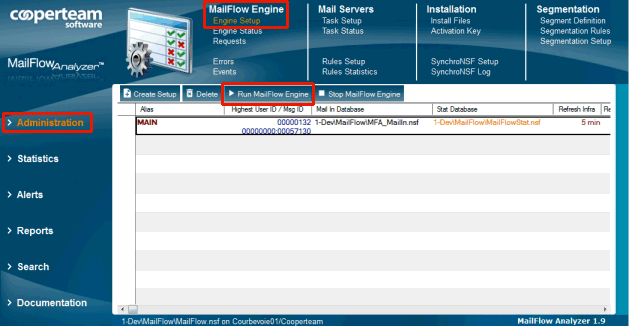 Operation of the application – Cooperteam Support Portal