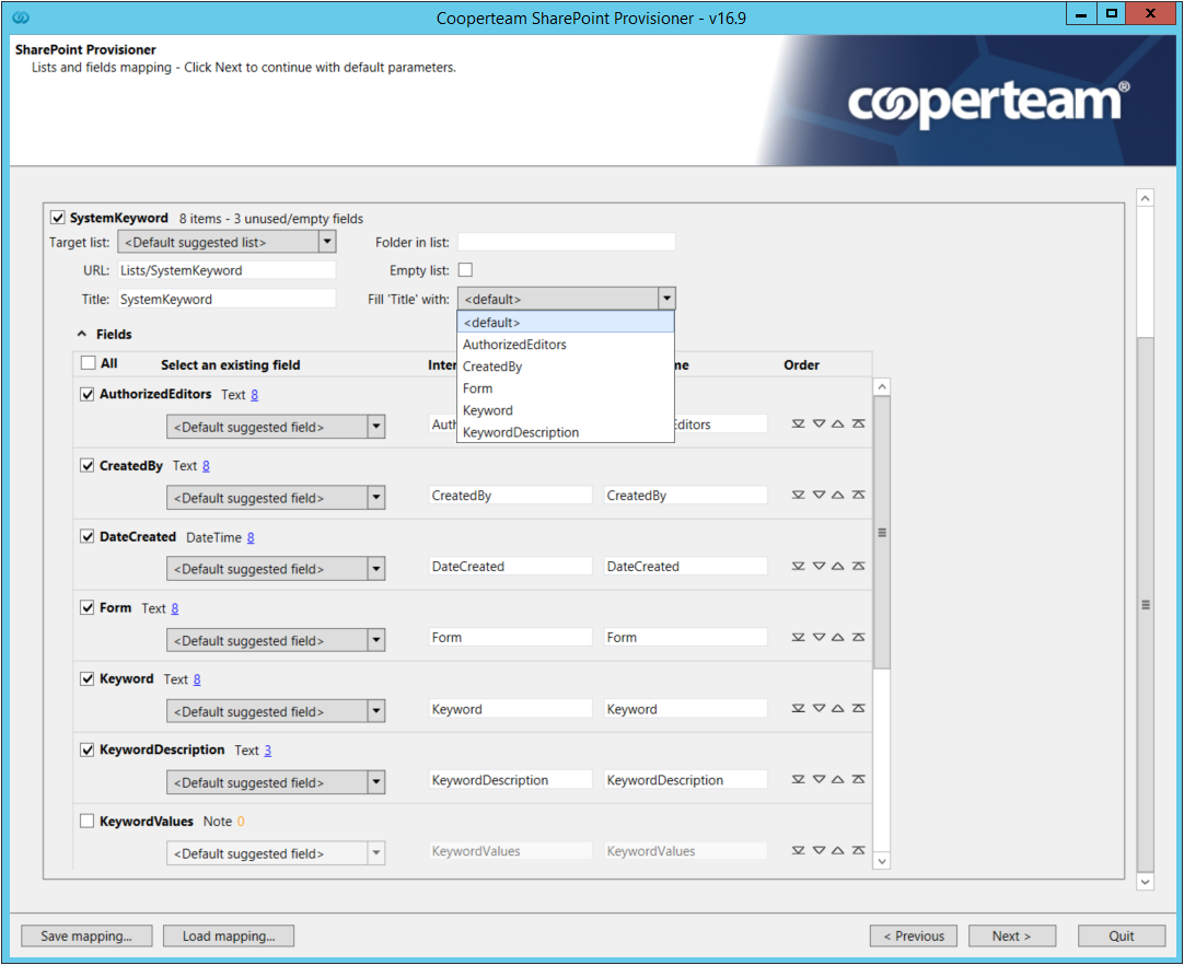 Description of the SharePoint Provisioner solution – Cooperteam Support ...