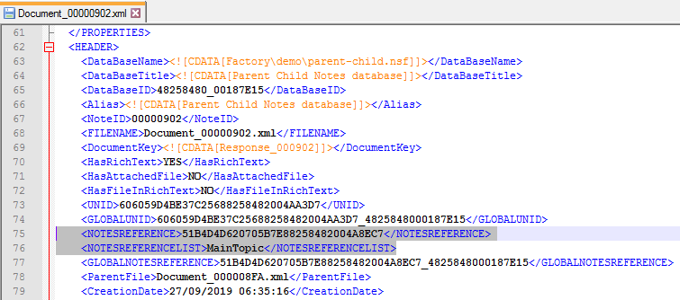 Management of the hierarchy of documents (Parent/Child items) – Cooperteam Support Portal